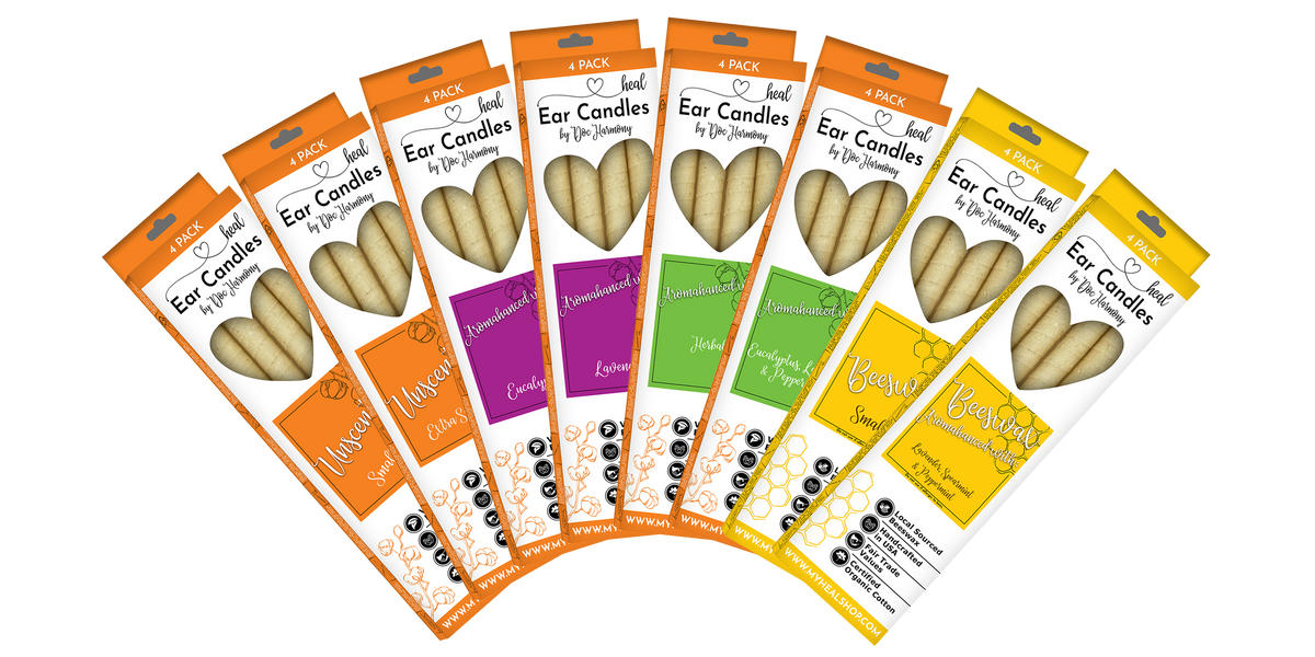 Organic Ear Candles - Vegan or Beeswax– HEAL
